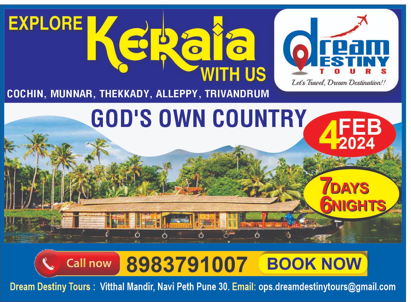 Discover the Enchanting Beauty of Kerala! – Dream Destiny Tours Blog